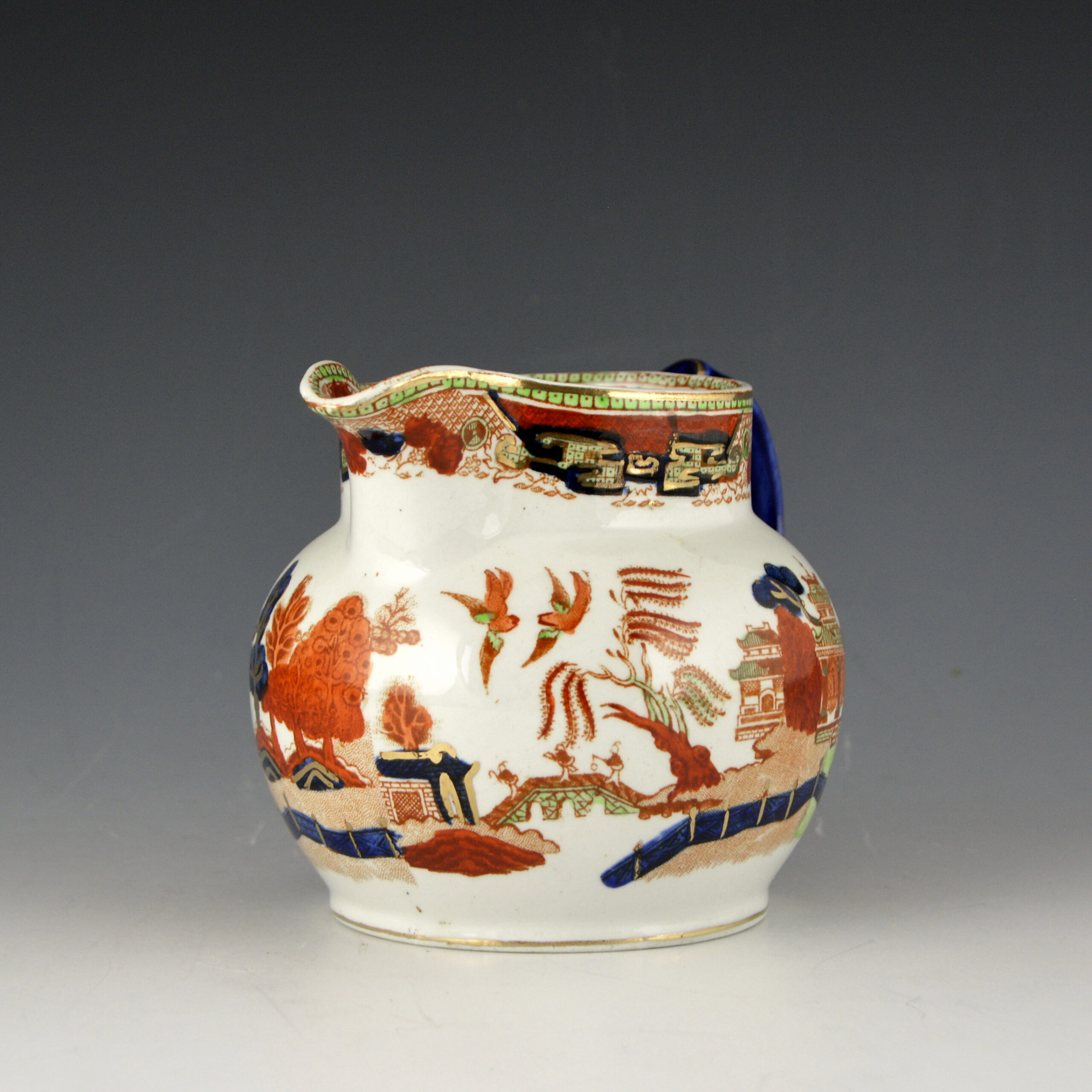Jug, Gaudy Willow – The Zeller Collection