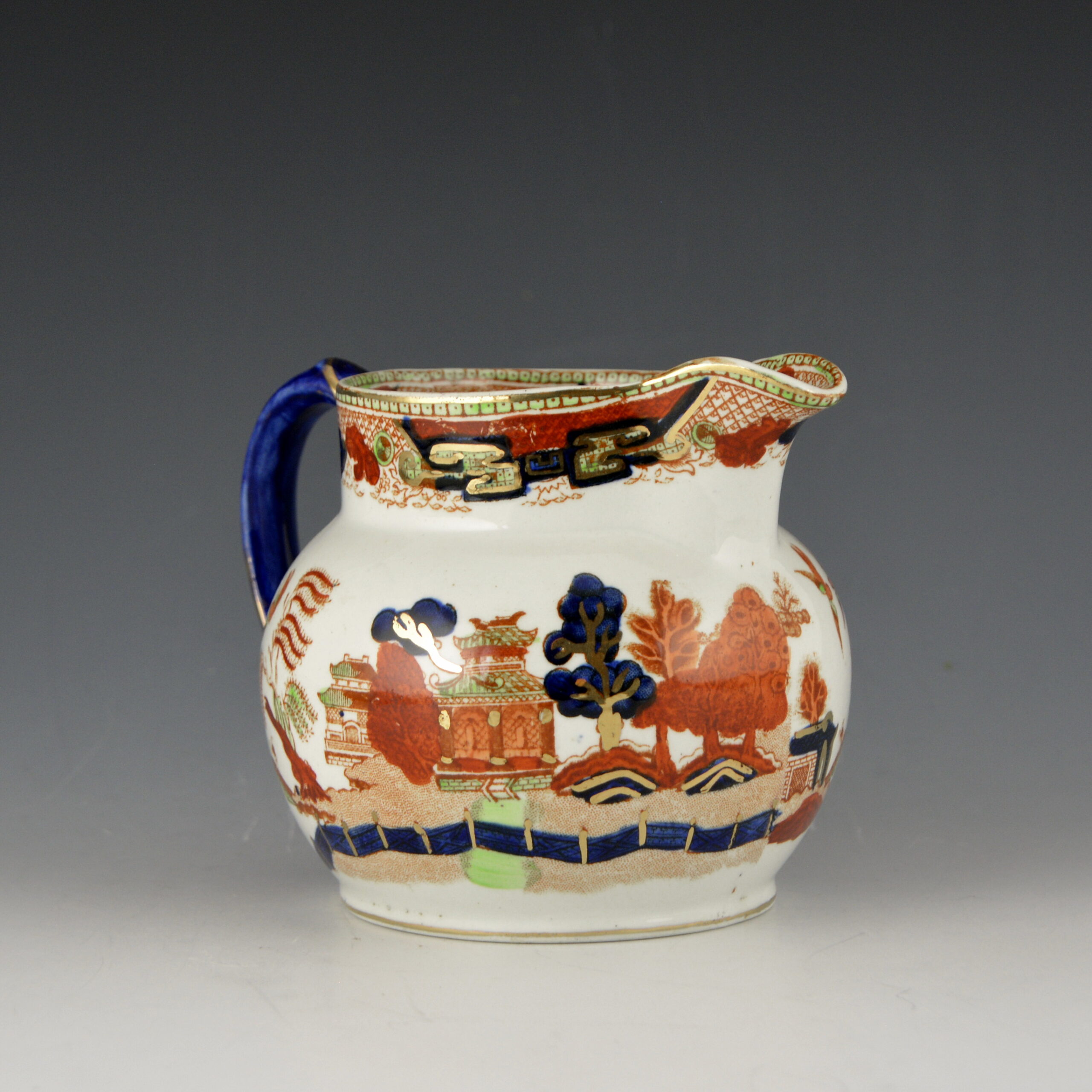 Jug, Gaudy Willow – The Zeller Collection